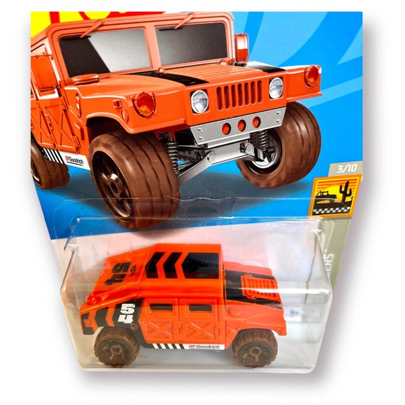 Hot Wheels | Toys | Hot Wheels Humvee Orangeblack 25 2525 2022 Baja ...